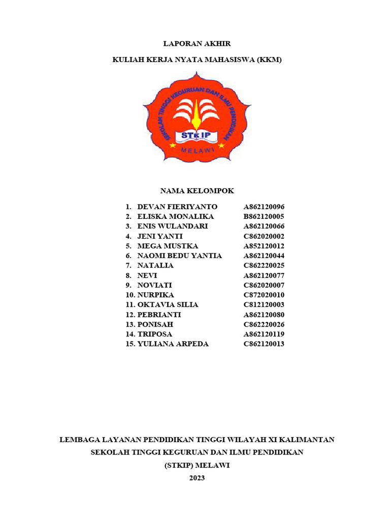 LAPORAN AKHIR KKM DESA KOMPAS RAYA | PDF