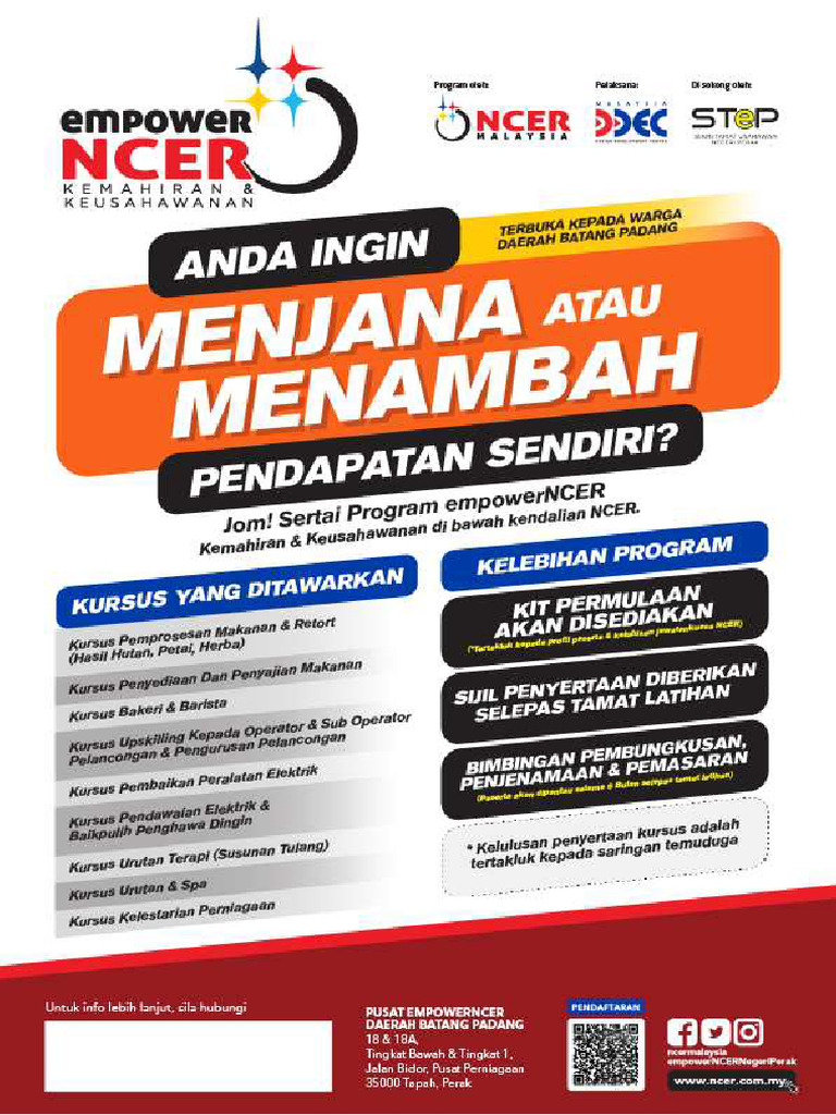 Kursus Daerah Batang Padang | PDF