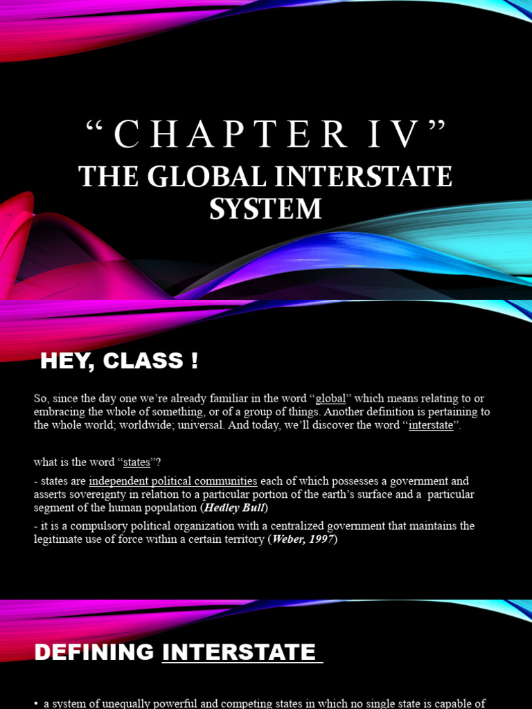 The Global Interstate System | PDF | Politics | Social Science