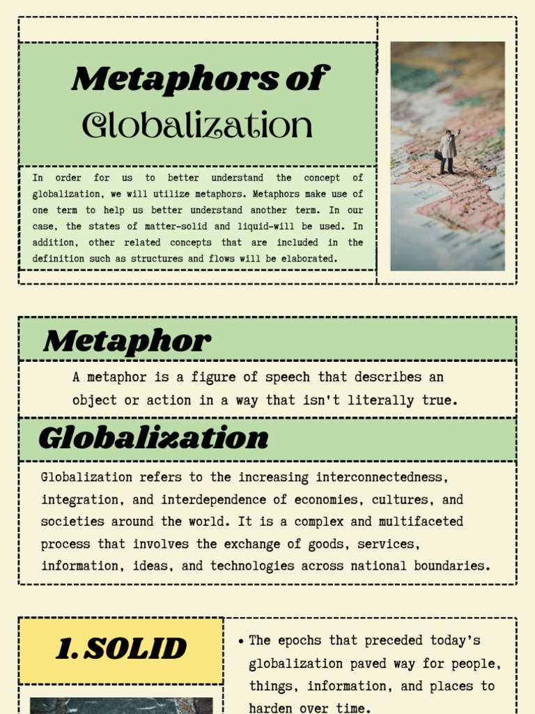 Metaphors Of Globalization Pdf Globalization Liquids