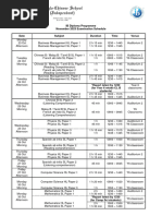 2025 Psle Exam Timetable | PDF | Linguistics