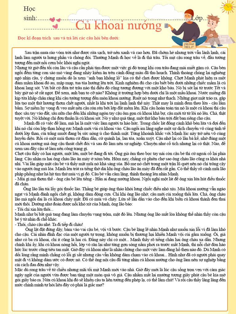 C Khoai Nư NG | PDF