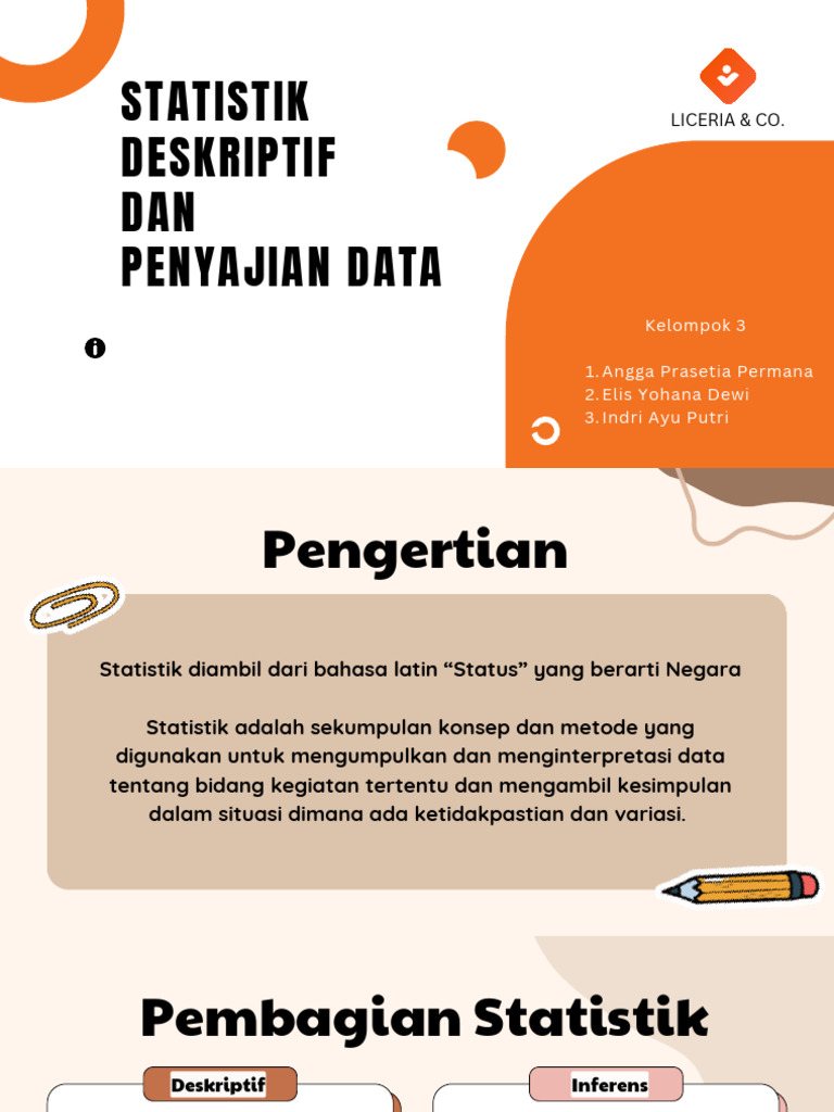 Statistik Deskriptif dan Penyajian Data | PDF