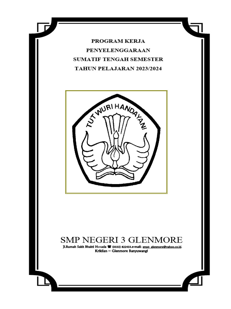 Program Kerja PTS 2023 | PDF