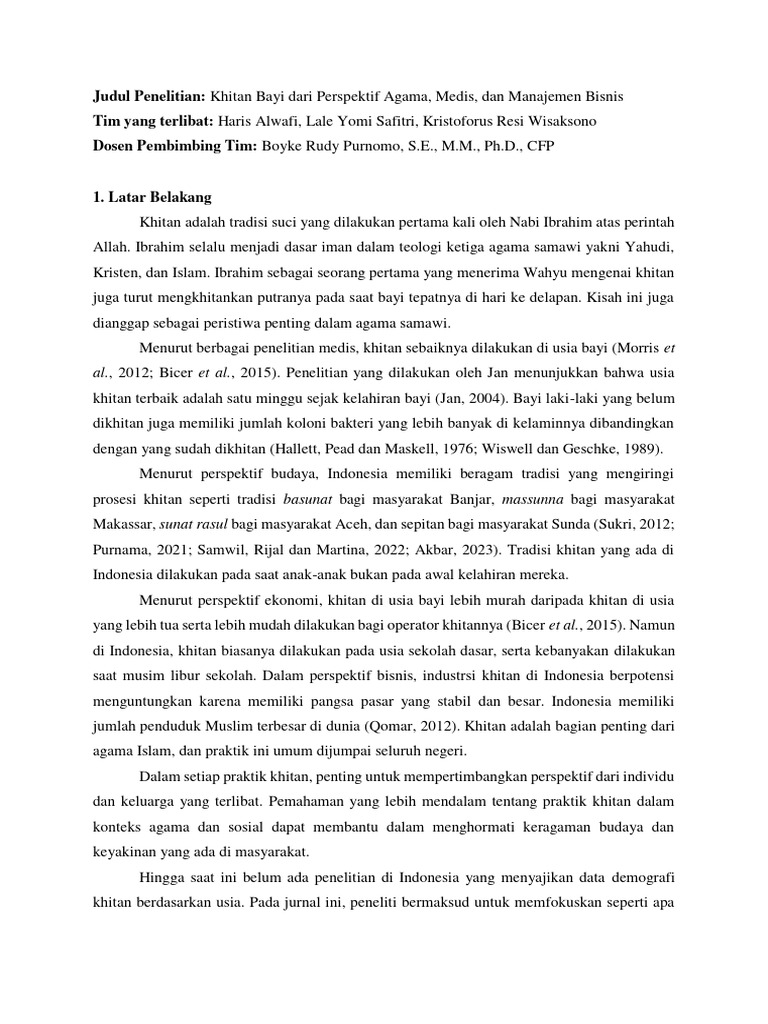 Protokol Penelitian | PDF | Ilmu Sosial | Kesehatan Holistik