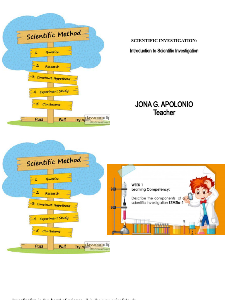 Science 7 - Topic 2 (Scientific Investigation) | PDF | Scientific ...