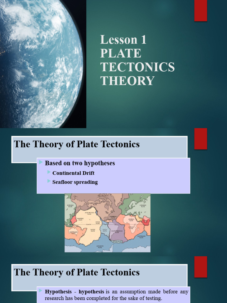 Module 1 Lesson THEORIES | PDF | Plate Tectonics | Volcano