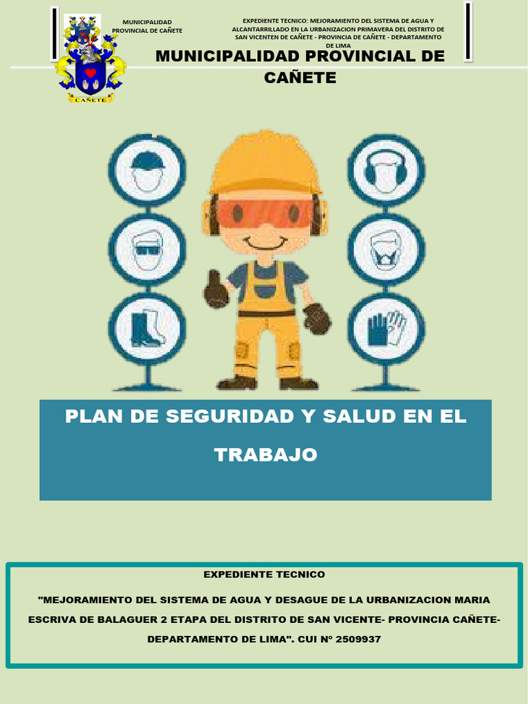 Plan de Seguridad y Salud en El Trabajo | PDF | Economias | La seguridad