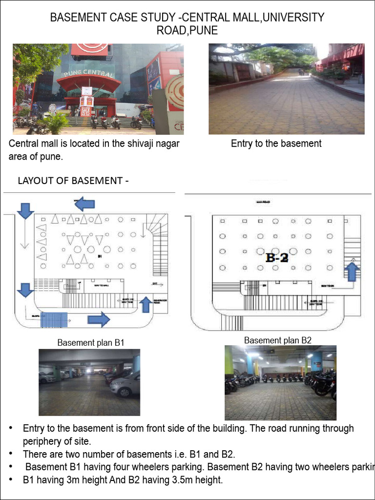 Central Mall Basement Parking Case Study | PDF