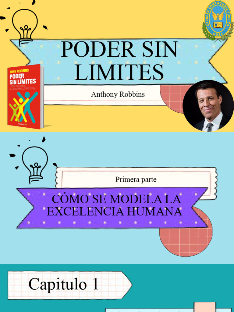 Presentación Libro (Poder Sin Limites) Anthony Robbins | PDF