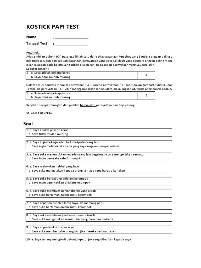 Tool Papi Kostick | PDF