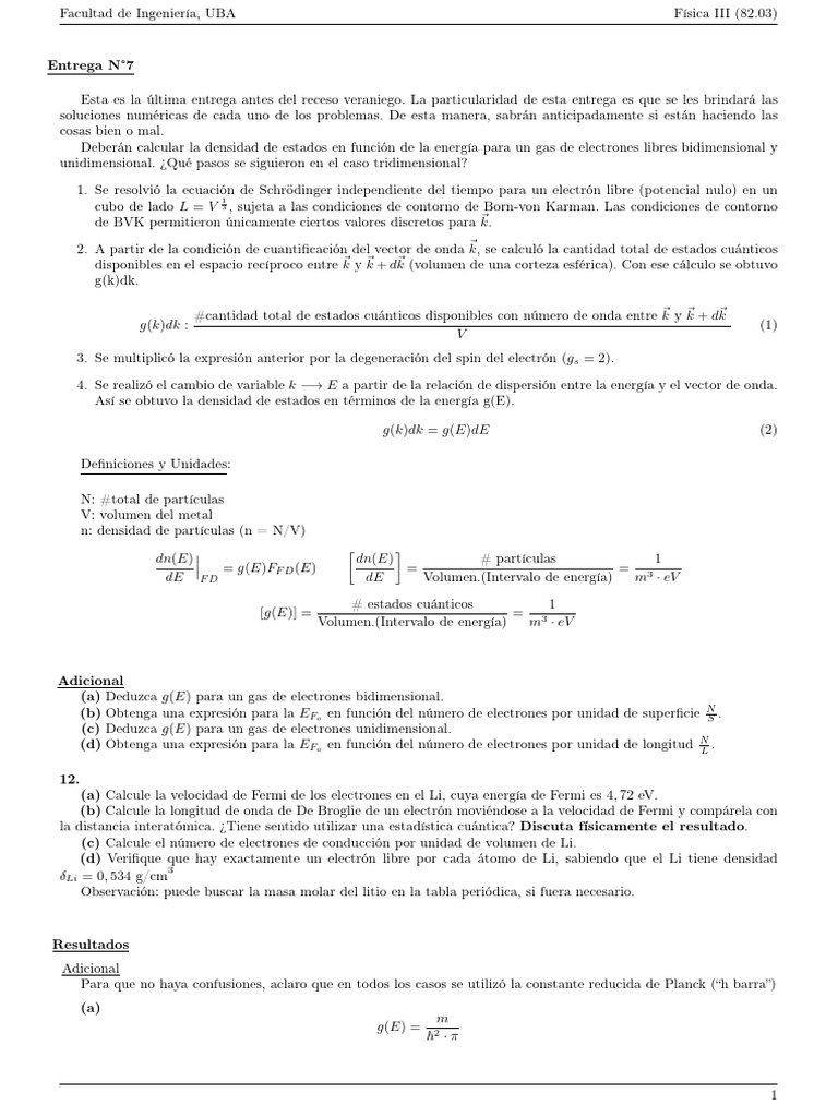 Entrega7 Guía7 | PDF | Electrón | Mecánica cuántica