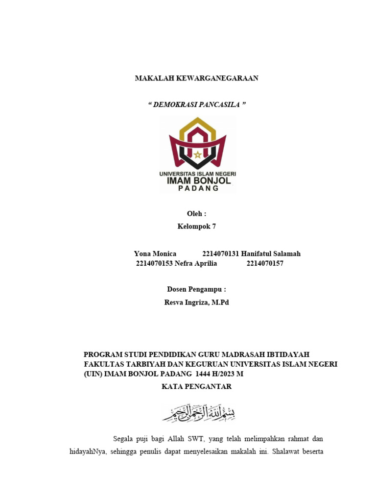 Kewarganegaraan Kel. 7 | PDF