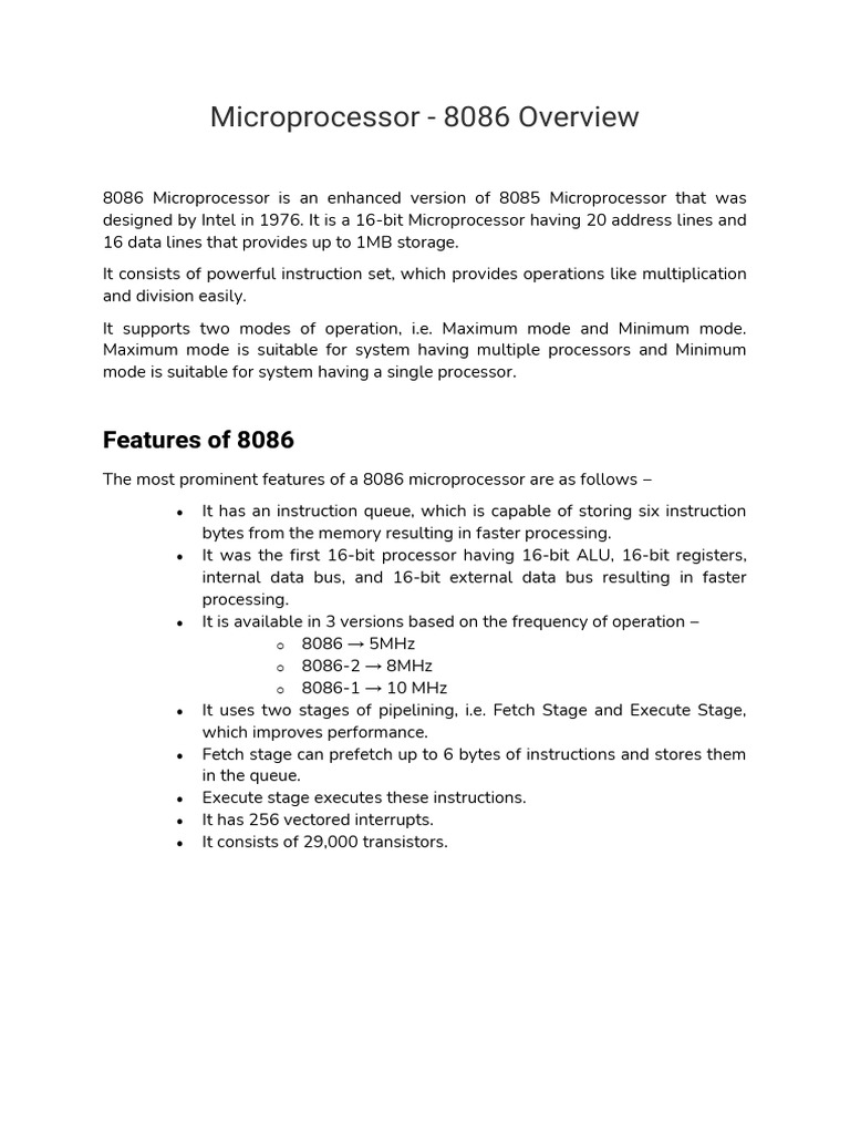 8086 Addressing Modes | Download Free PDF | Central Processing Unit | Computer Memory
