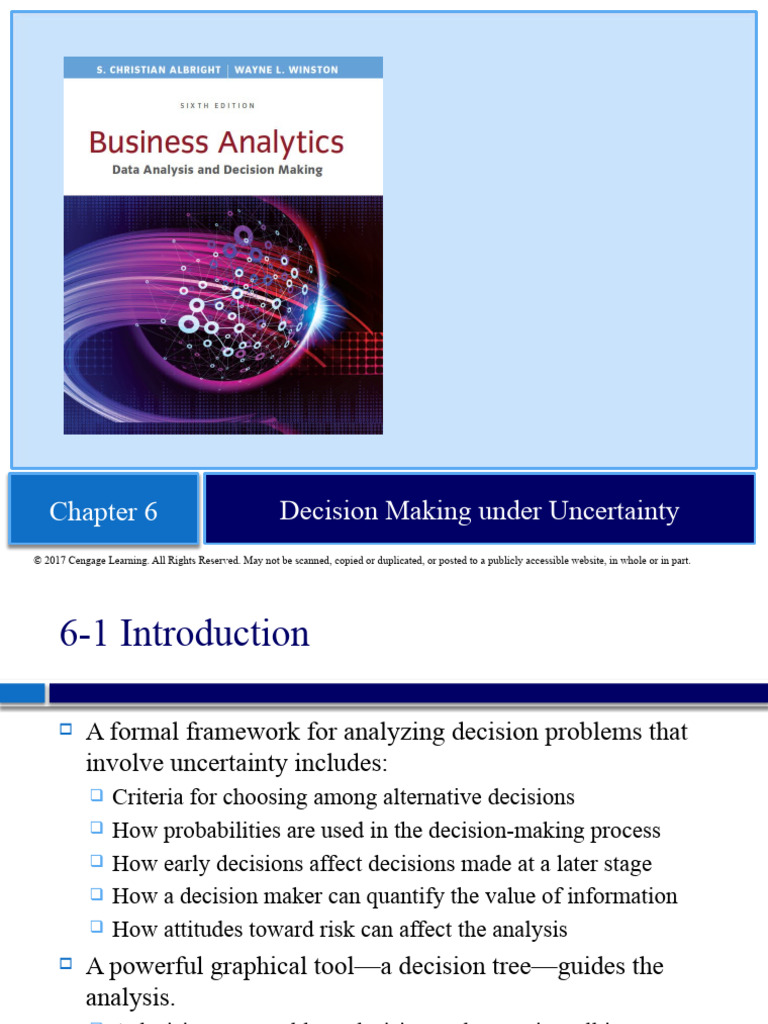 Albright DADM 6e - PPT - Ch06 | PDF