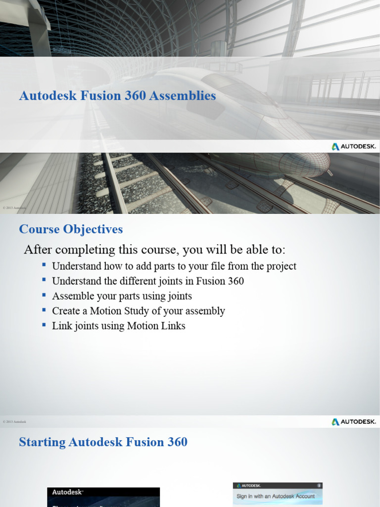 Autodesk Fusion360 Assemblies | PDF