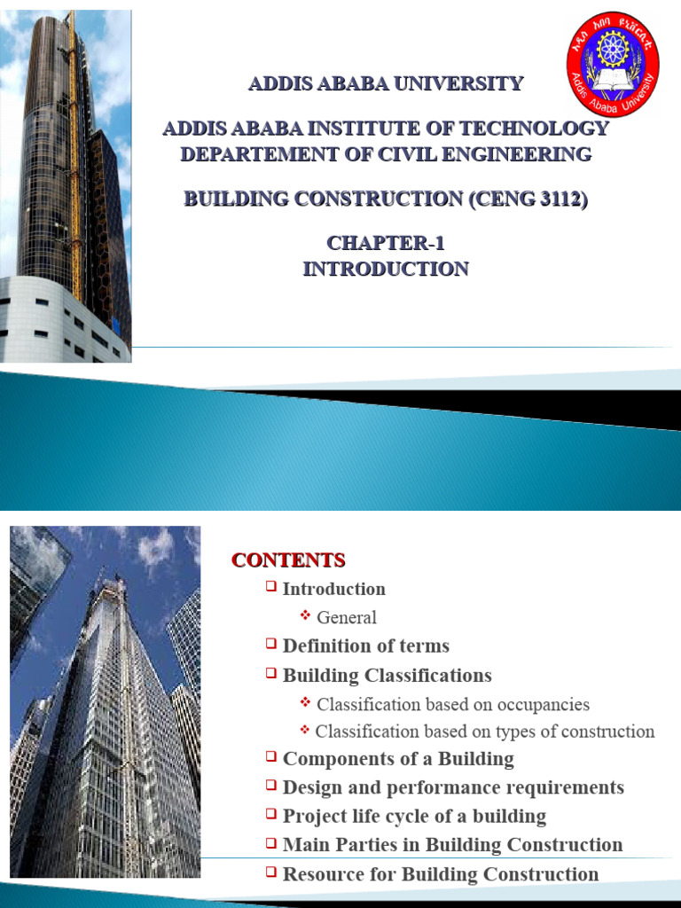 CHAPTER-1 INTRODUCTION (Final) | PDF | Structural Load | Building