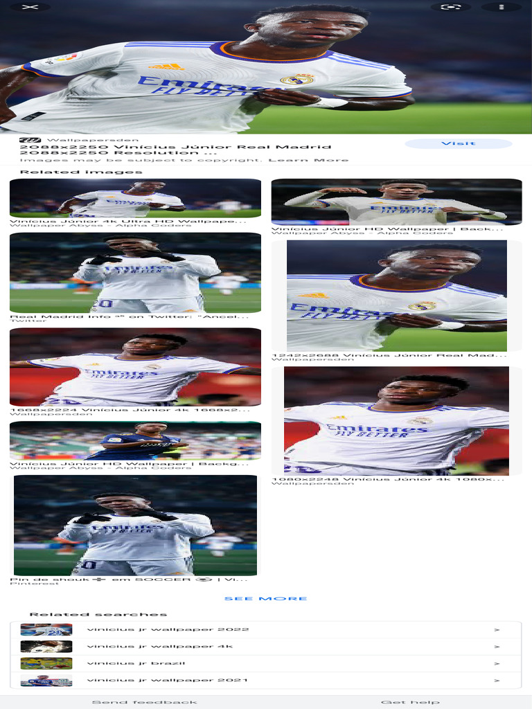 Vinícius Júnior 4K Wallpapers Collection | PDF