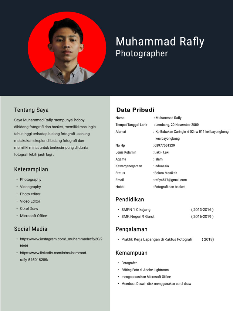 CV Rafly | PDF