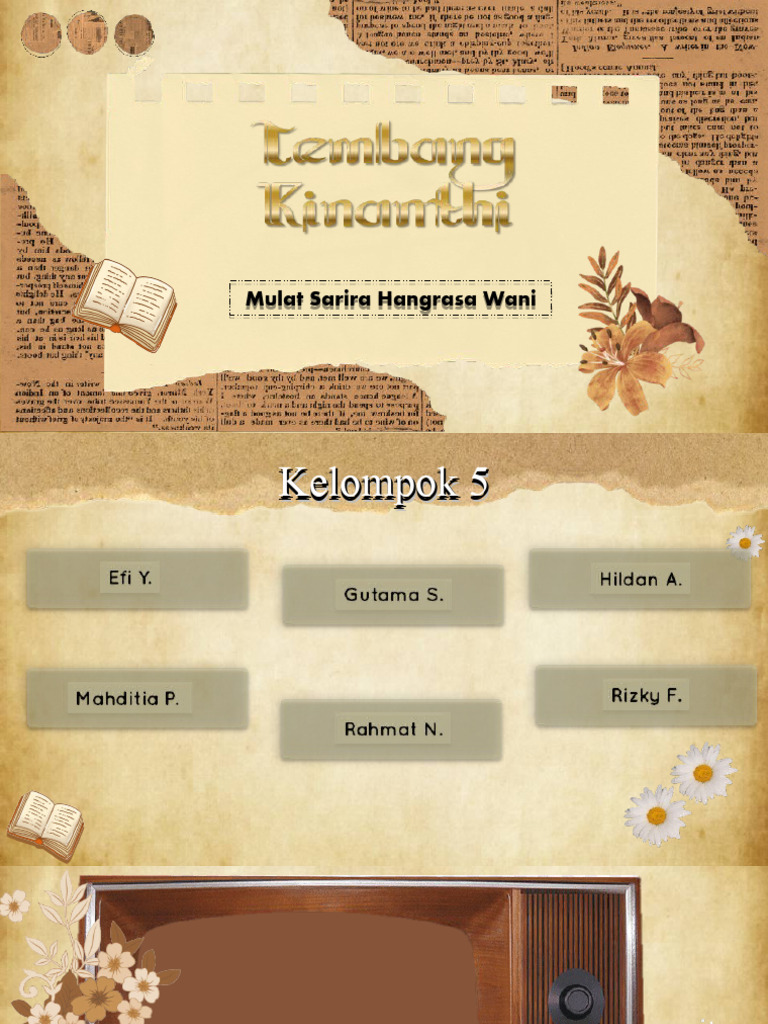Tembang Kinanthi 5 | PDF