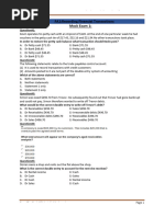 ACCA FA1 Mock Exam Questions | PDF | Debits And Credits | Accounts Payable
