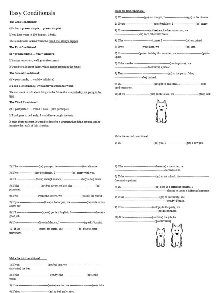 Easy Conditionals | PDF | Linguistics
