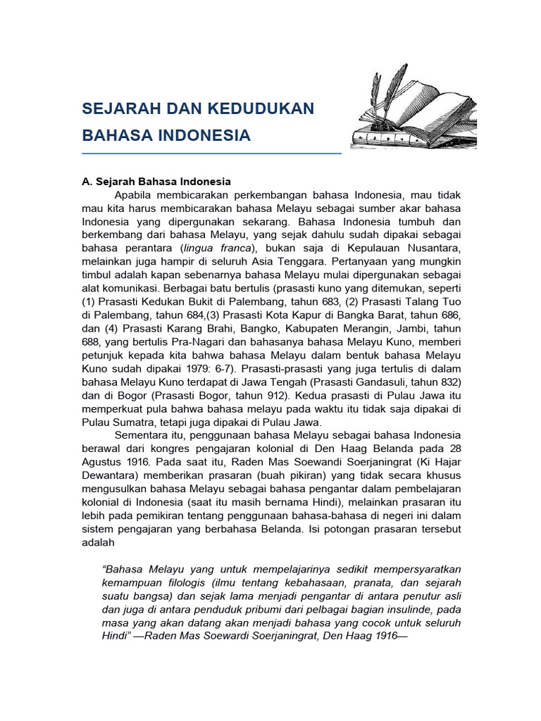 02 Sejarah B Ind | PDF | Kajian Bahasa Asing | Klasik