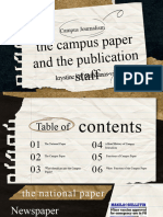 Parts of a Campus Paper Explained | PDF