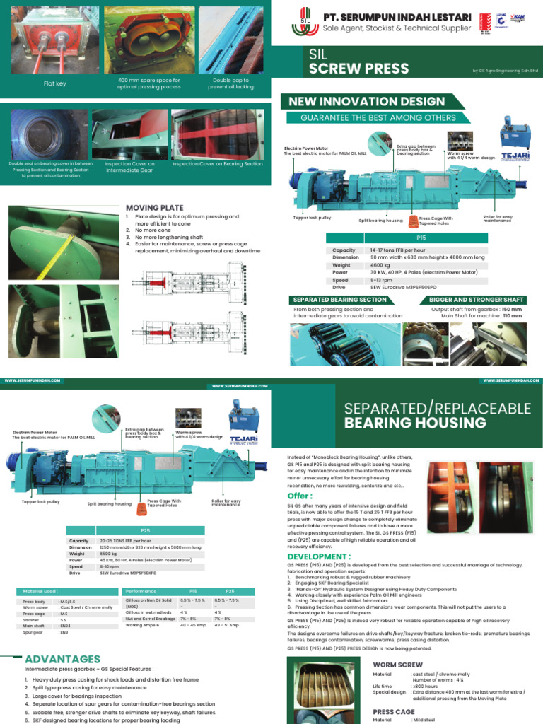 A3 - Sil Screw Press | PDF