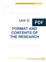 Research Project Index Format | PDF | Art