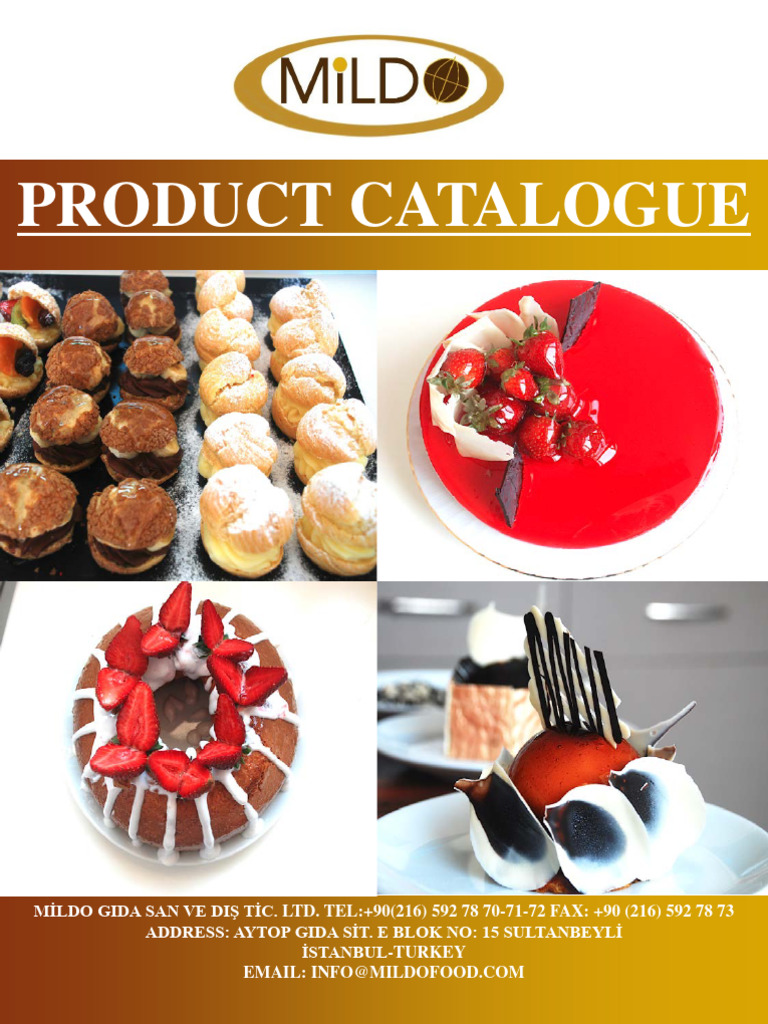 MILDO Food - New Catalogue | PDF | Cakes | Breads