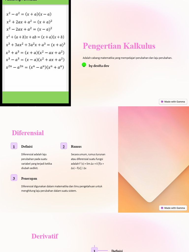Pengertian Kalkulus | PDF