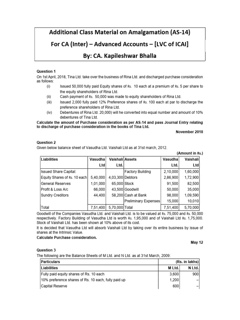 KB Amalgamation | PDF