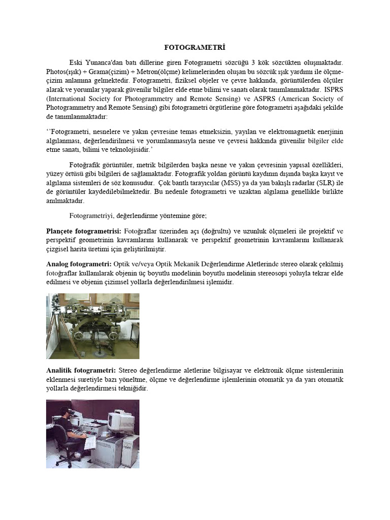 Fotogrametri | PDF