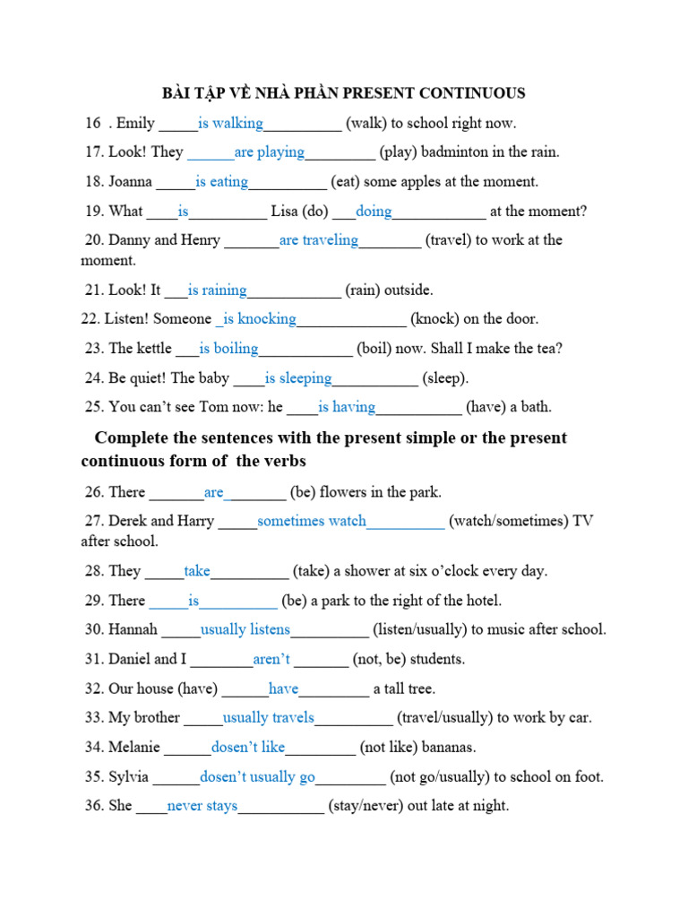 BT AV về nhà | PDF