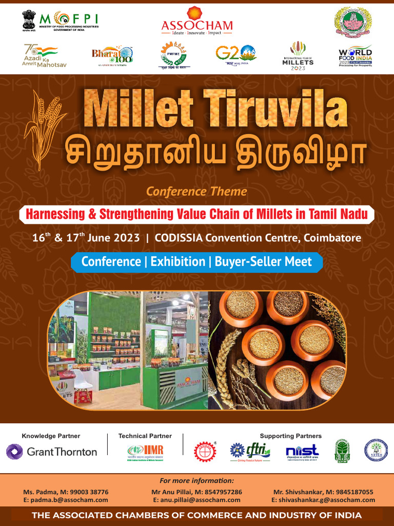 Coimbatore Millet Tiruvila With Past Image | PDF | Staple Foods | Food ...