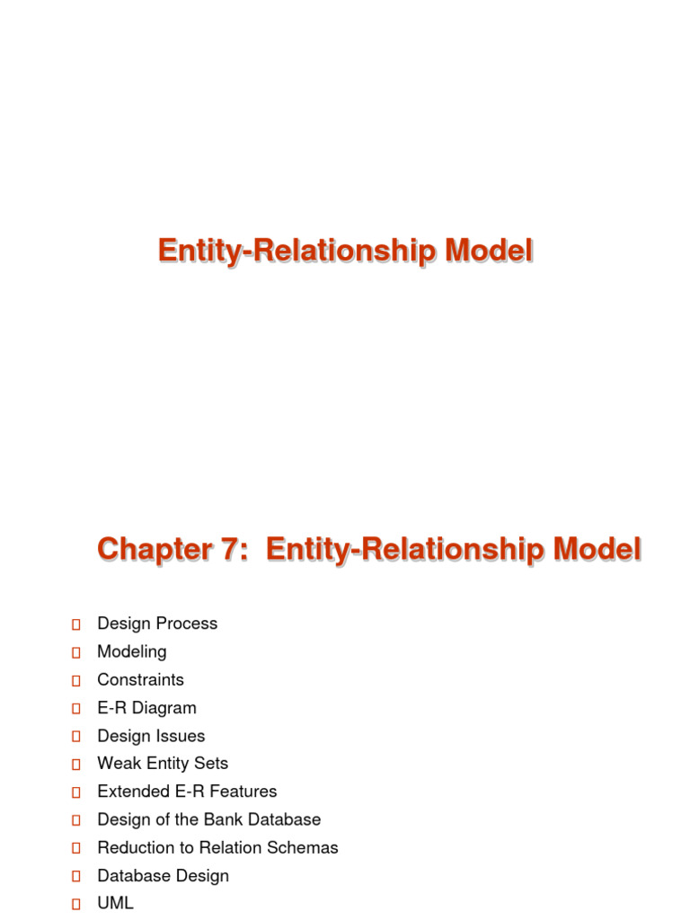 Entity Relationship Model | PDF | Conceptual Model | Data Model