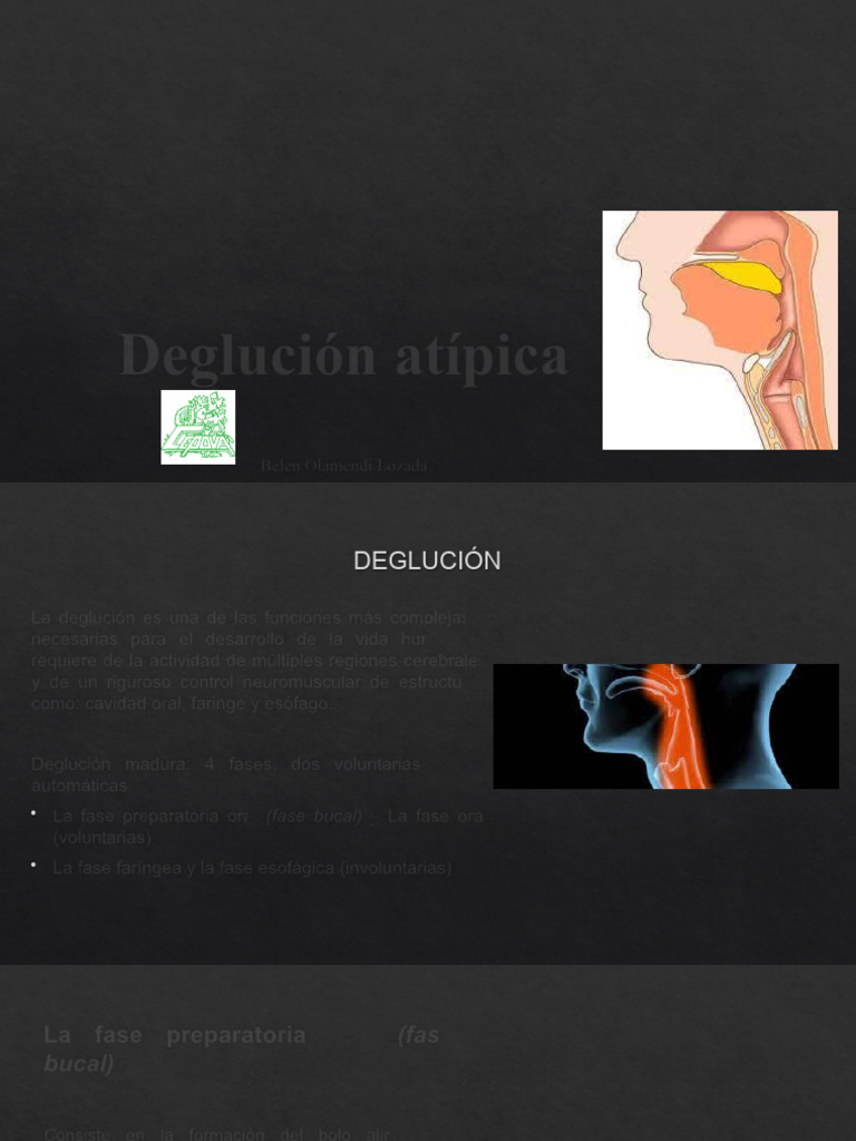 deglucion atipica | PDF | Anatomía humana | Sistema digestivo