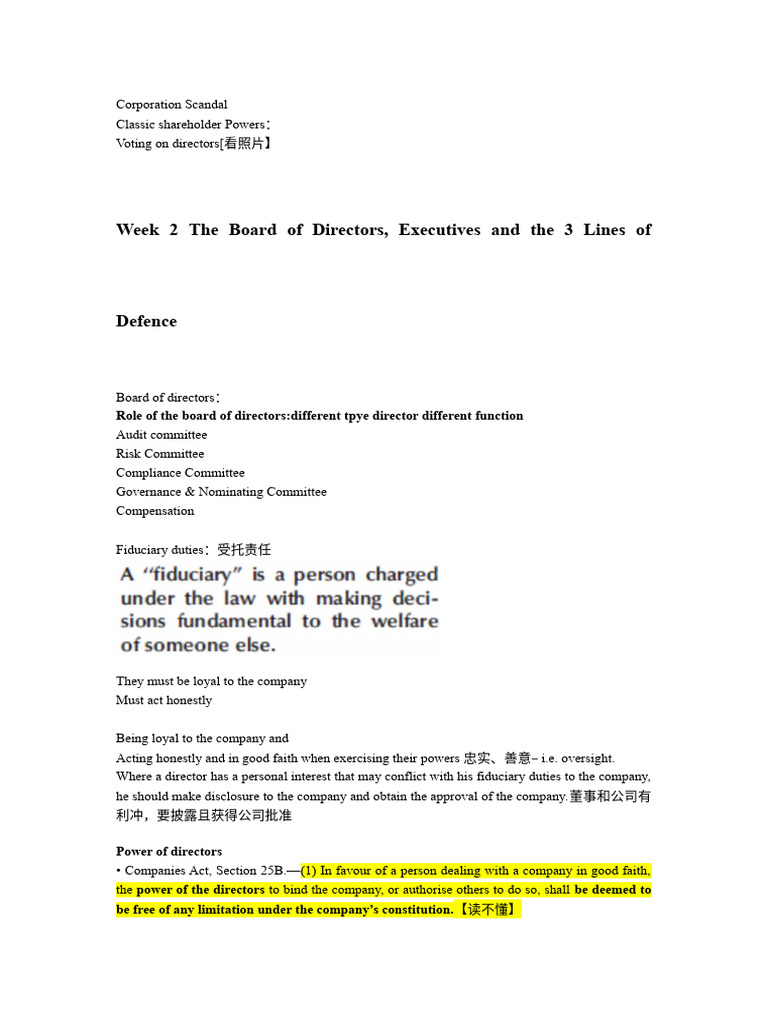 Compliance Notes | Download Free PDF | Board Of Directors | Internal Audit