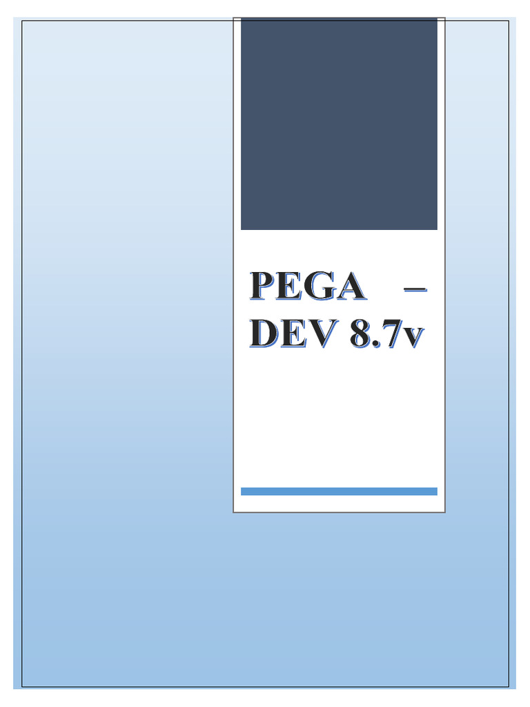 Pega Doument 1690469041 Pdf Class Computer Programming Boolean Data Type