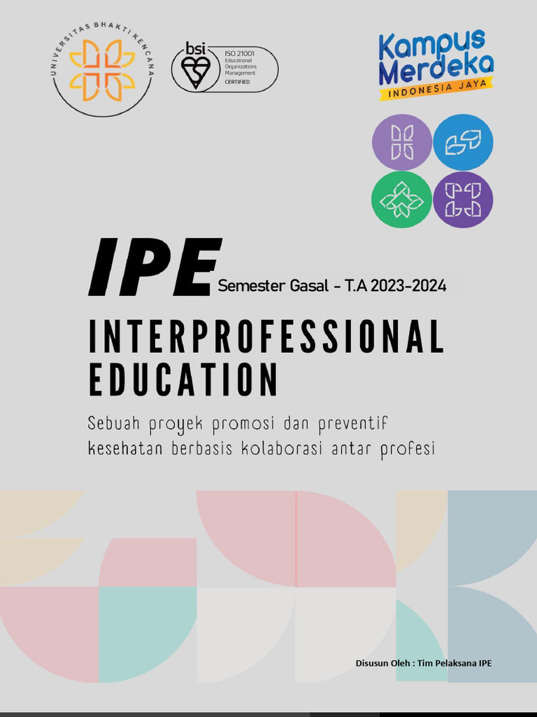 Buku Panduan Ipe Ganjil 2023 - 2024 | PDF