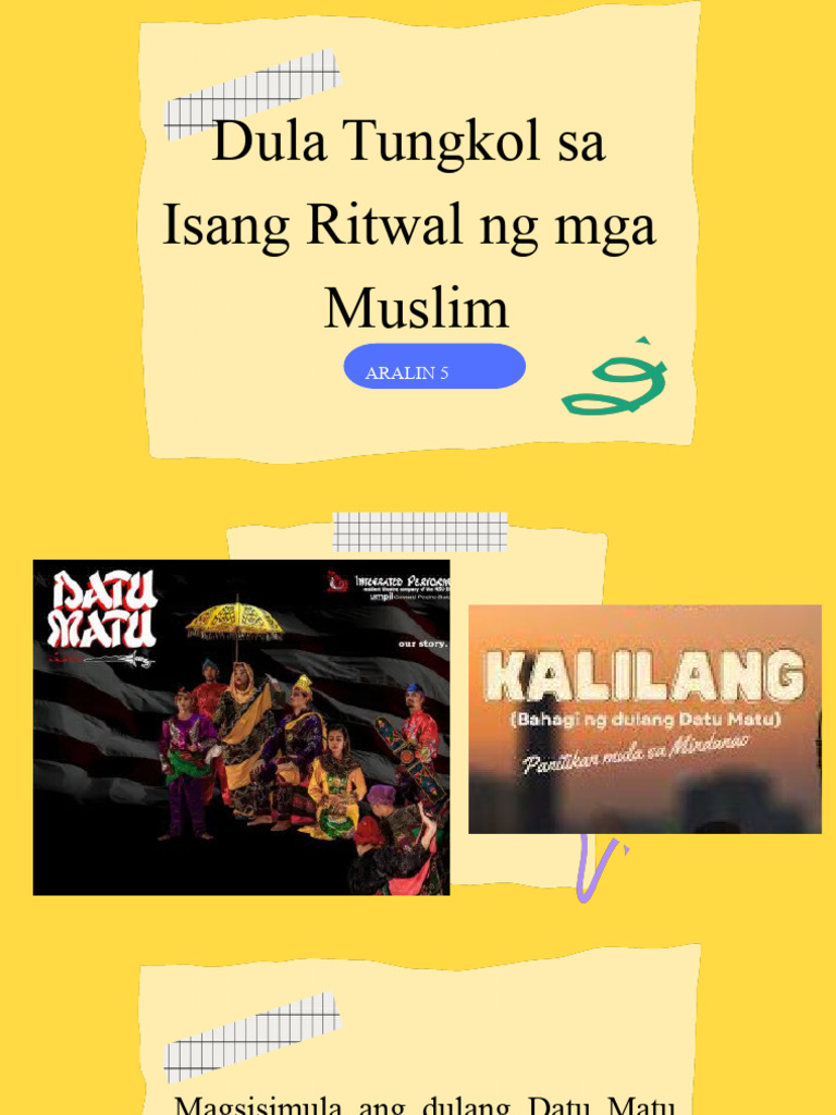 Dulang May Tatlong Yugto DATU MATU | PDF