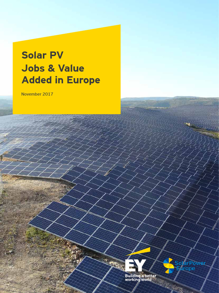 Solar PV Jobs & Value Added in Europe: November 2017 | PDF ...