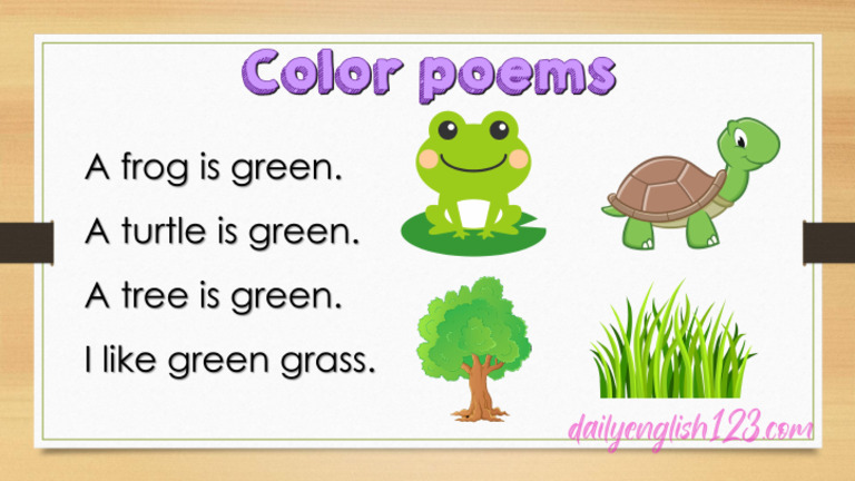 Color Poems 1 | PDF