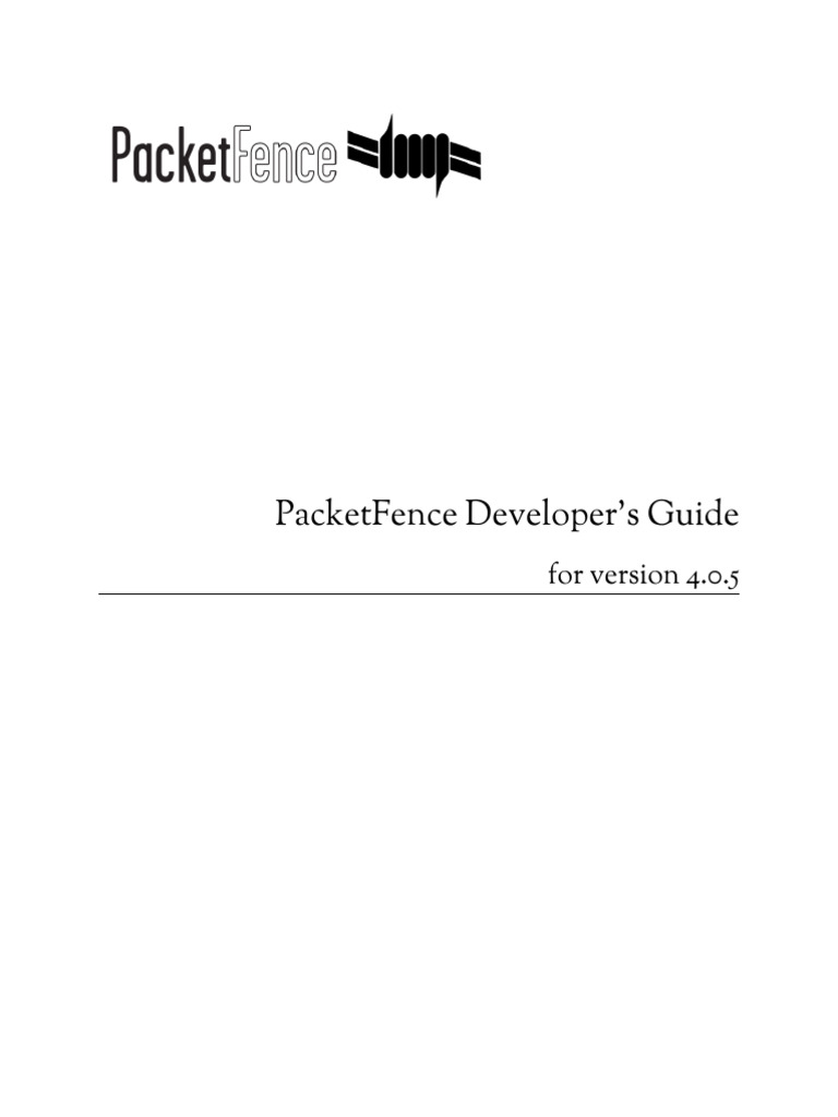 PacketFence Developers Guide-4.0.5 | PDF | Radius | Parsing