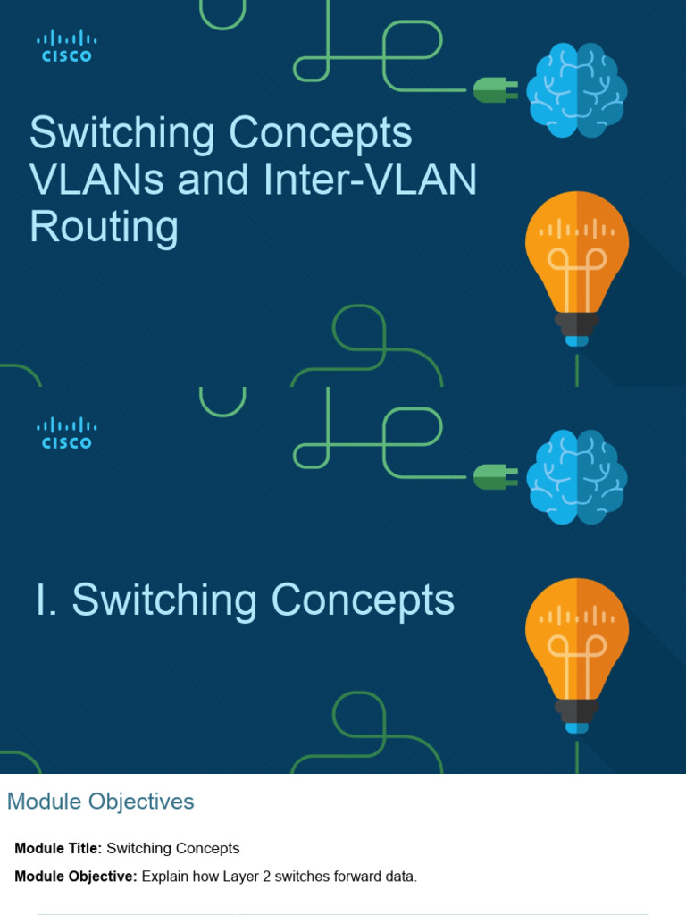 Switching Concepts Vlans And Inter Vlan Routing Pdf Network Switch