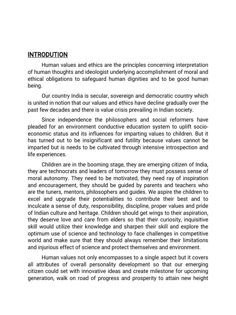 Human Values | PDF Human Values | PDF