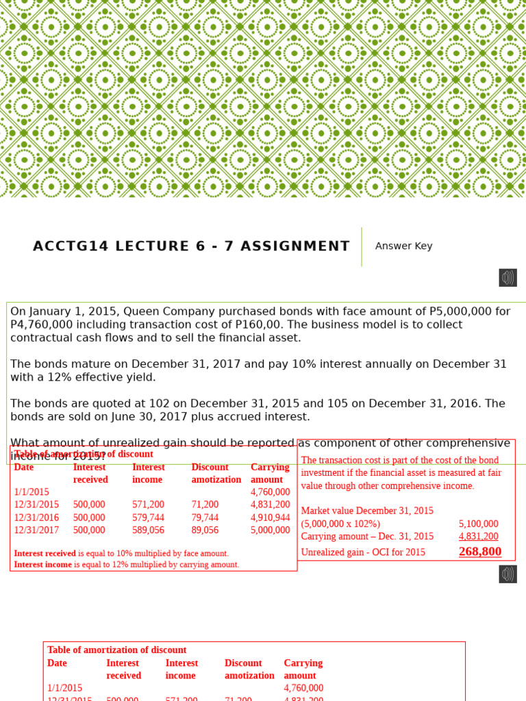 Midterm Assignment L6 7 Excluding 7.2 Akey REVISED COPY 3 | PDF | Present Value | Bonds (Finance)