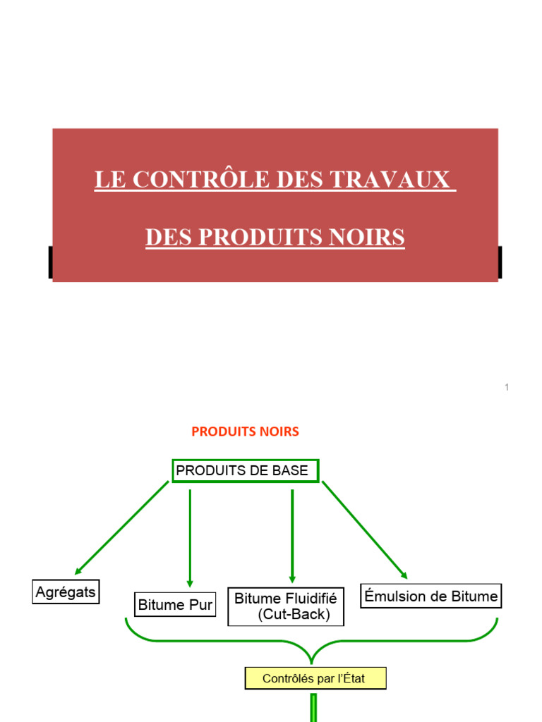 Présentation Controle Produits Noirs | PDF | Densité | Pneumatique ...