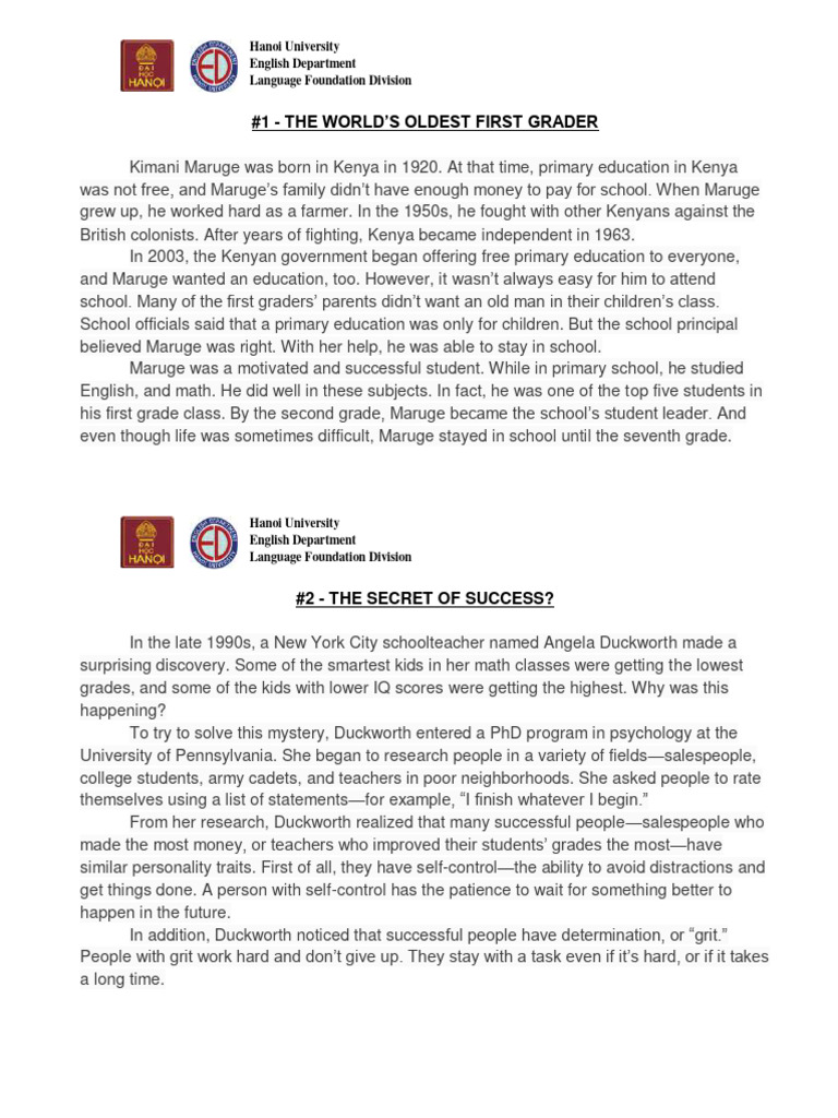 Speaking Skill 2 - Sample Progress Test - Students' | PDF | Mars ...